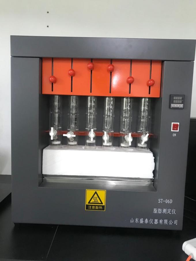 Food Testing Instruments Crude Fat Tester Time Soxhlet Fat Analyzer 6 ...