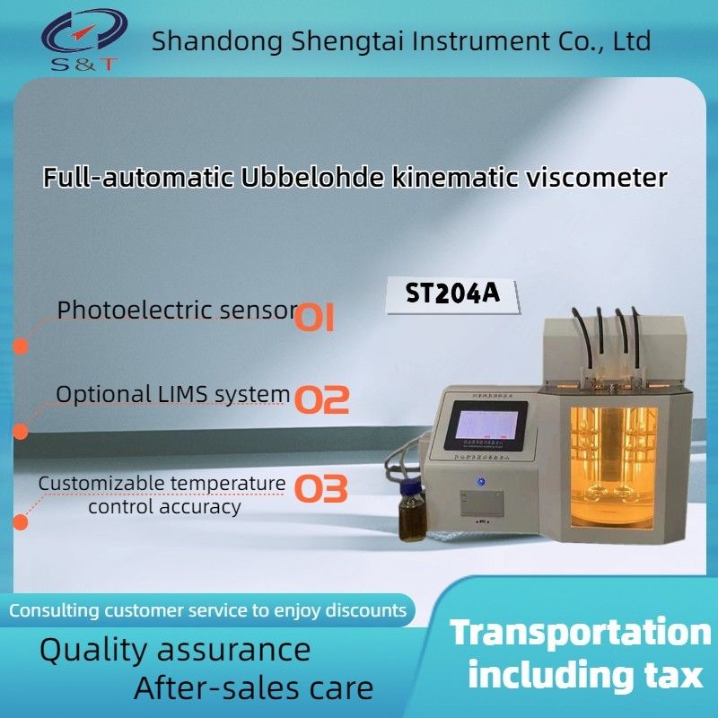 Fully Auto Kinematic Viscometer Ubbelohde Capillary Viscometer Relative ...