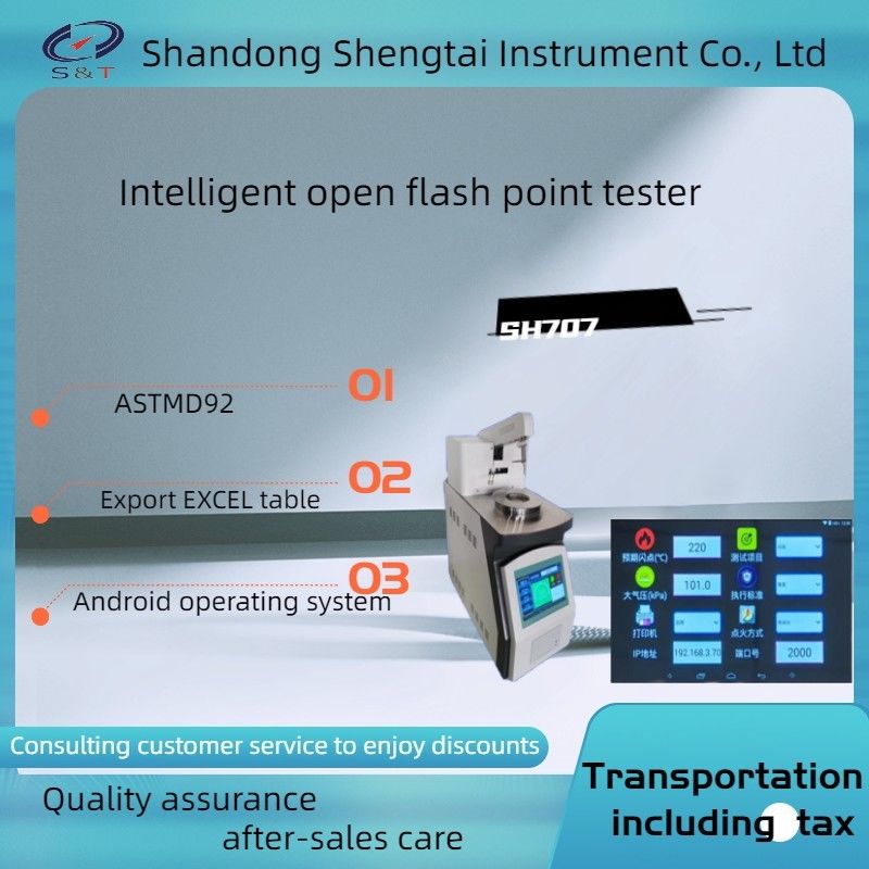 ASTM D92 Automatic intelligent open flash point tester, electronic ...