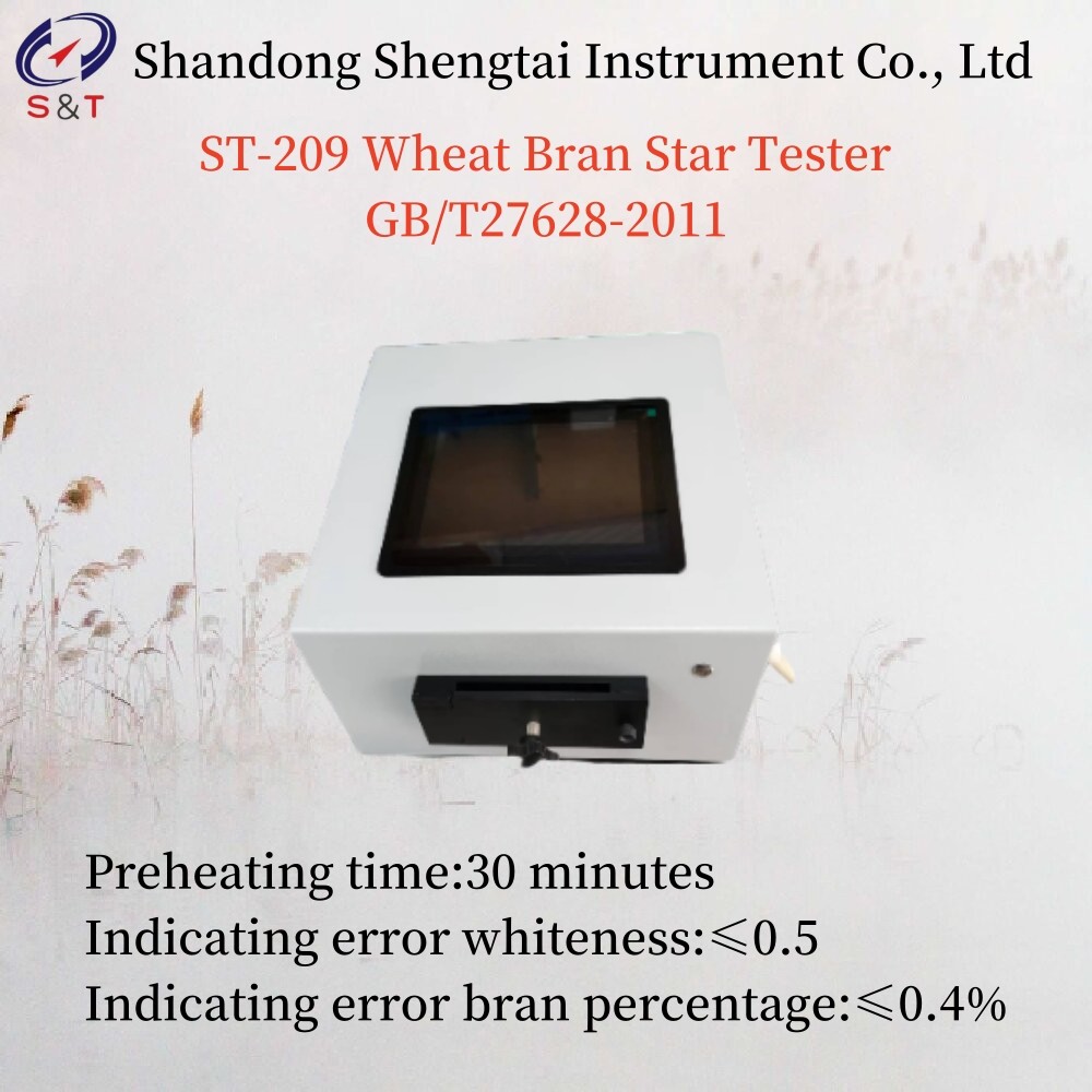 10.5 Inch LCD Display Wheat Bran Star Tester Bran Star Analyzer Preheat ...