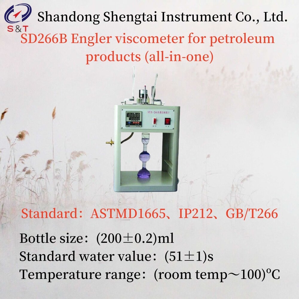 Bottle Size 200±0.2ml Engler Viscometer For Petroleum Products All-In ...