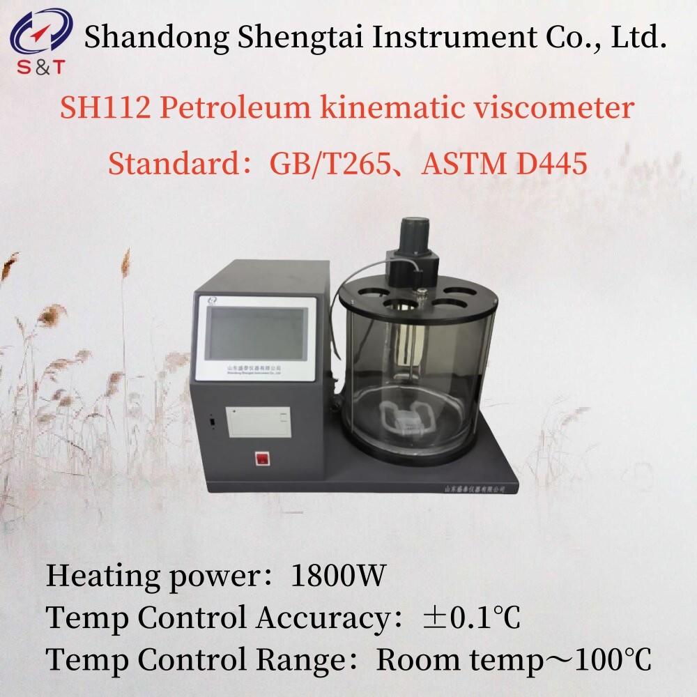 Heating Power 1800W Petroleum Kinematic Viscometer 2 Sample ...