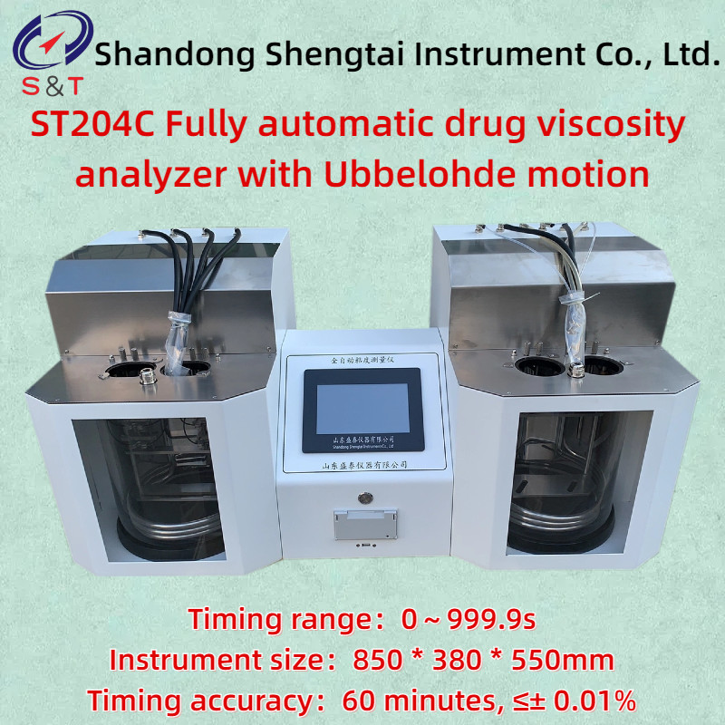 16GB storage Fully Automatic Drug Viscosity Analyzer With Ubbelohde ...