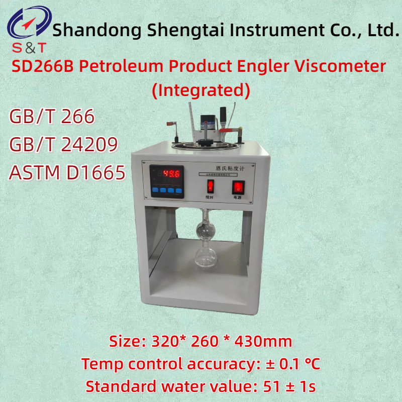 SD266B Petroleum Product Engler Viscometer ASTM D1665 PID Temp Control Desktop Computer