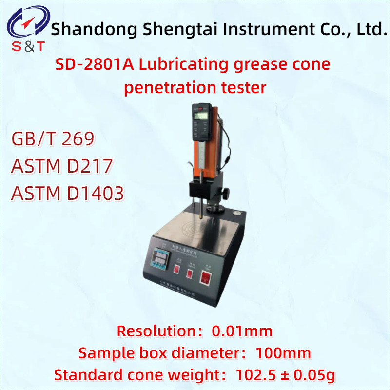 Manual Grease Cone Penetration Tester ASTM D217 Time Error ＜± 0.1s Lift ...