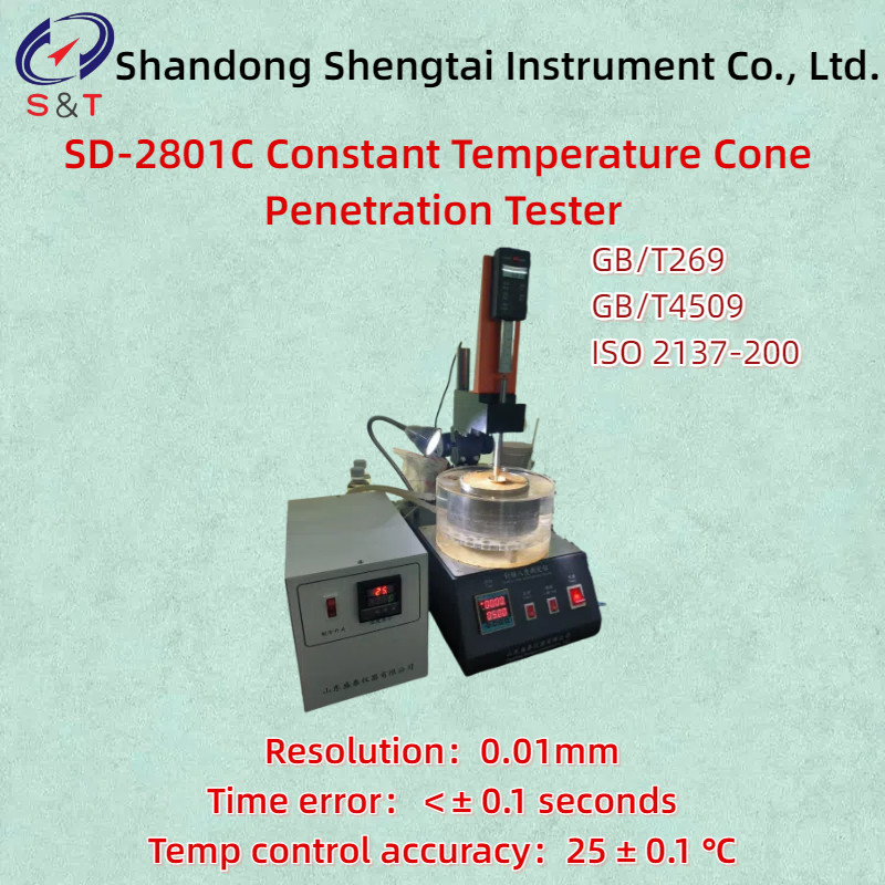 ISO 2137 Constant Temperature Cone Penetration Tester SD2801C Temp ...