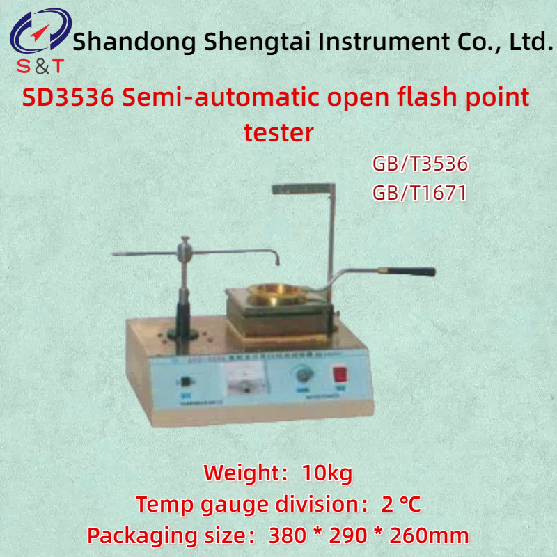 SD3536 Semi Automatic Open Flash Point Tester ASTM D92 Room Temp～400 ...