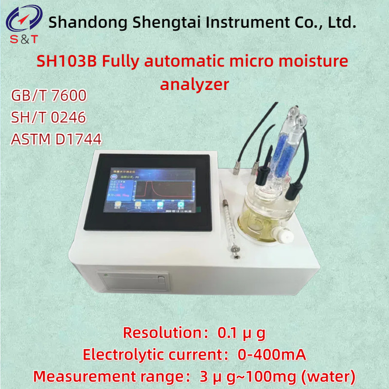 Fully Automatic Lubricant Micro Moisture Analyzer ASTM D1744 Coulomb ...