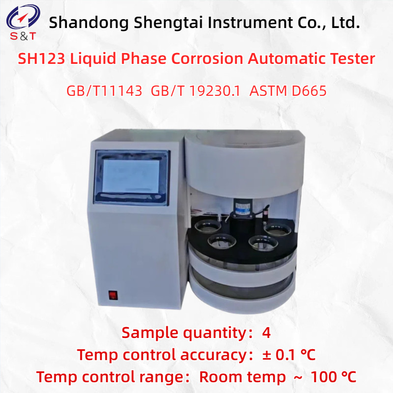 SH123 Liquid Phase Corrosion Automatic Tester 4 Samples PT100 Sensor ...